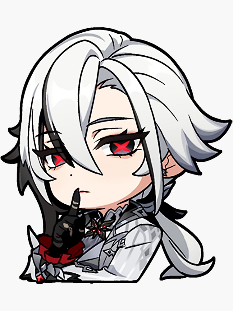 "Arlecchino The Knave Genshin Impact " Sticker for Sale by GardensStar ...