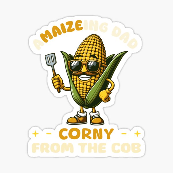 "Amazing Dad: Funny Father's Day Corny Dad Joke Playful Pun" Sticker ...