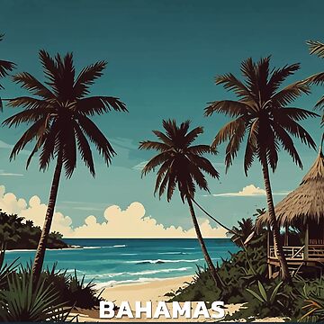 "Bahamas Travel " Sticker for Sale by Thistle-TShop | Redbubble
