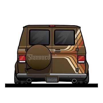 "Slammed Van" Sticker for Sale by Robot-Art | Redbubble