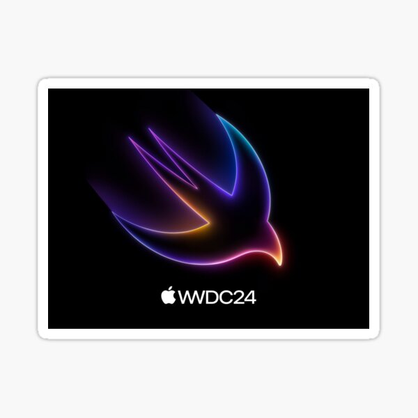 "Apple WWDC 2024" Sticker for Sale by ShawnGaf | Redbubble