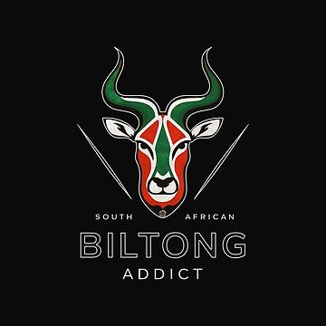 "South African Kudu Biltong Addict Lover mk2 - Eye Voodoo" Sticker for ...