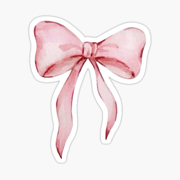 "Literally Just Obsessed With Bows & Ribbons " Sticker for Sale by ...