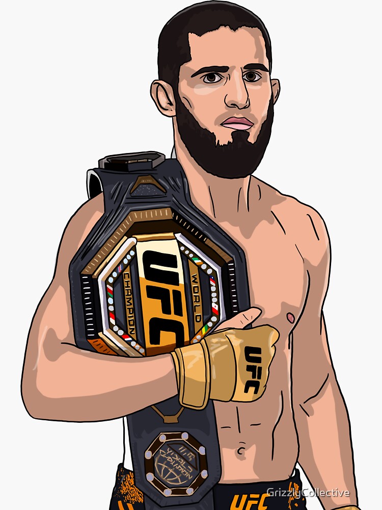 "Islam Makhachev: The Unstoppable Champion" Sticker for Sale by ...