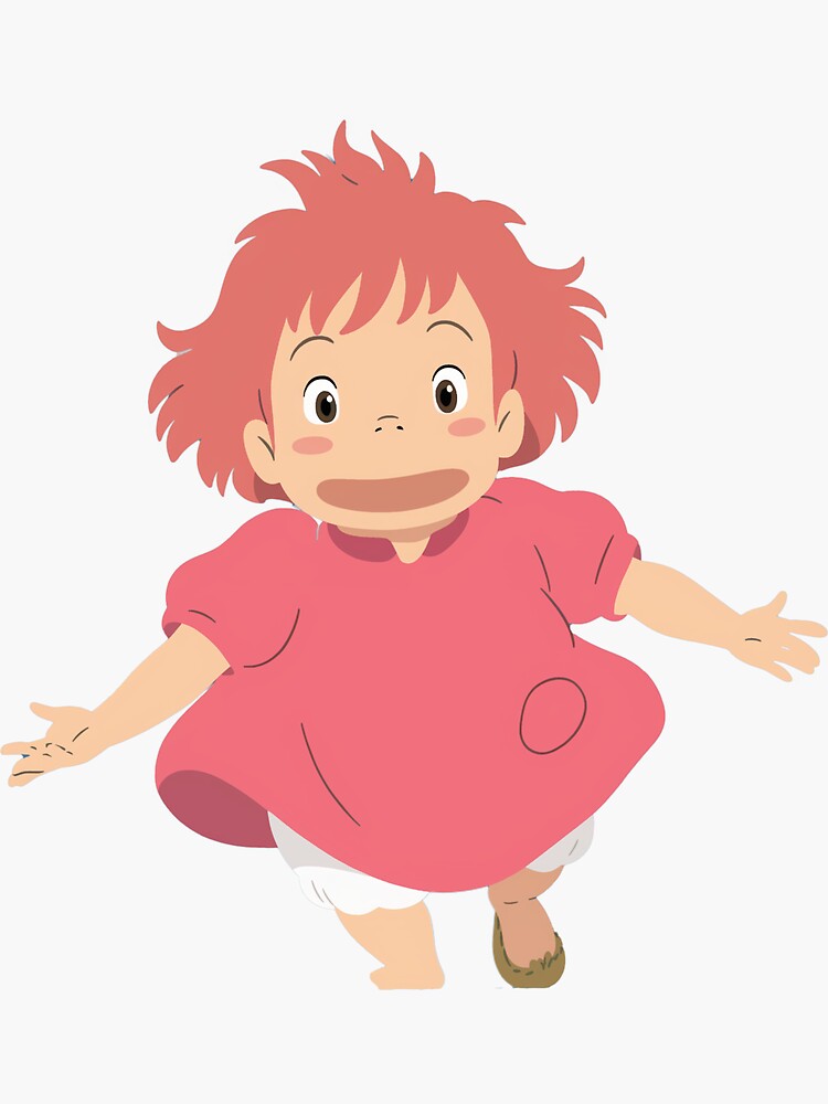 "Ponyo Cute" Sticker for Sale by aetherial-ai | Redbubble
