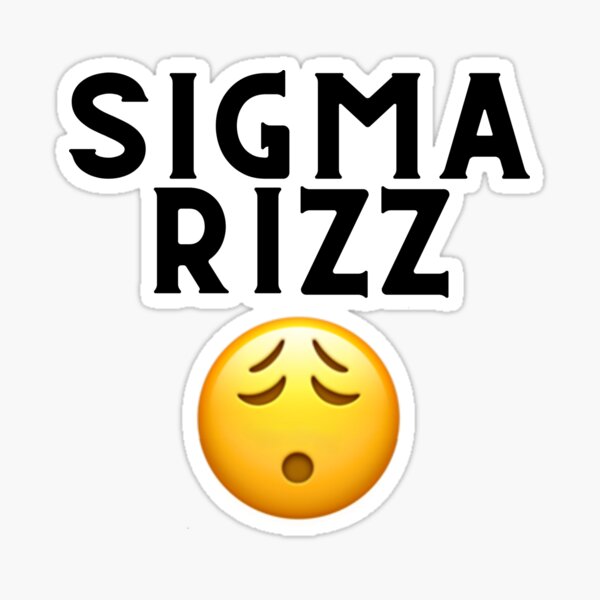 "Sigma Rizz" Sticker for Sale by Neos-Clothing | Redbubble