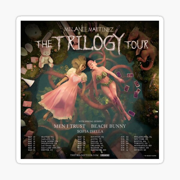 "Trilogy Tour" Sticker for Sale by karlieet | Redbubble