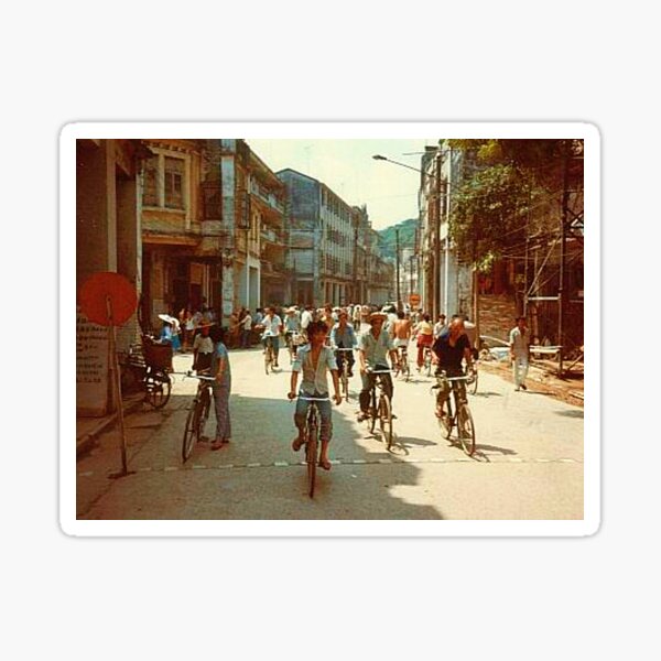 "*Street Scene in China*" Sticker by EdsMum | Redbubble