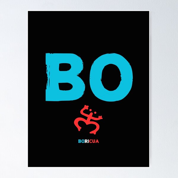 "BOricua, the 1st in a 3-part design that when put together reads ...