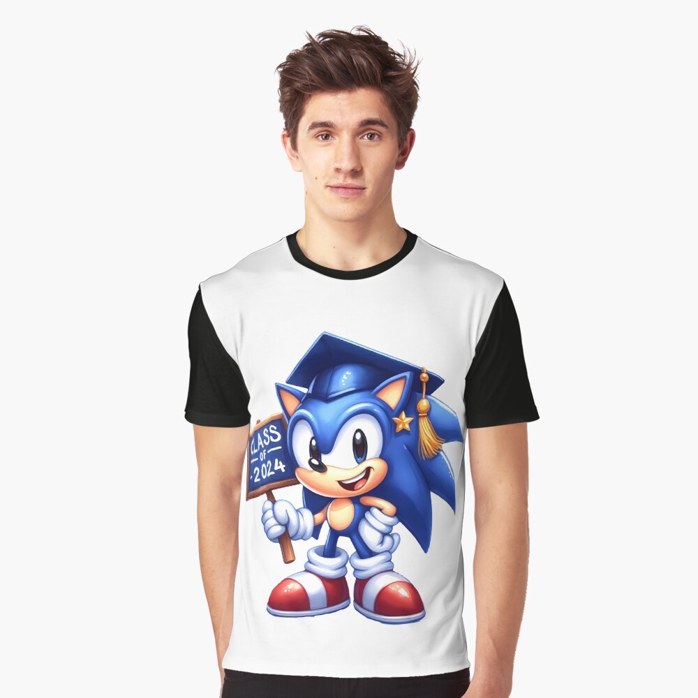 "Sonic Graduation Sign" Sticker for Sale by frosticakes | Redbubble