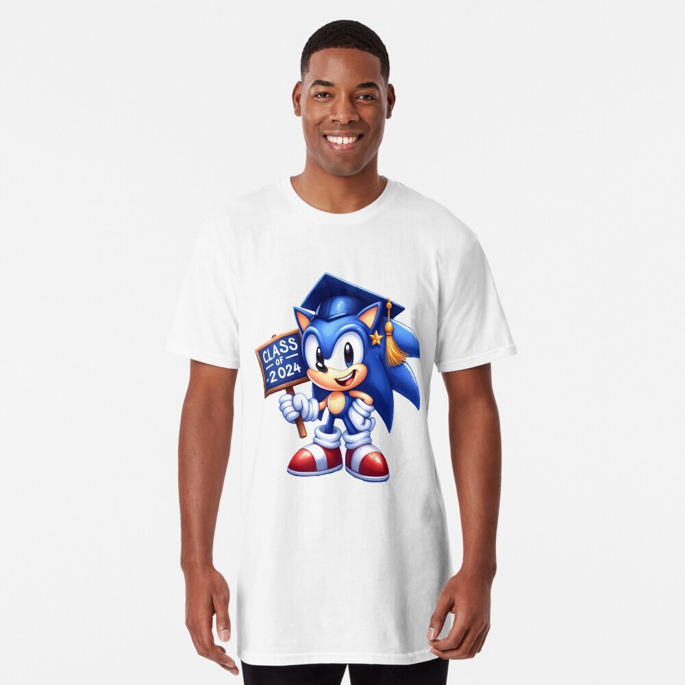 "Sonic Graduation Sign" Sticker for Sale by frosticakes | Redbubble
