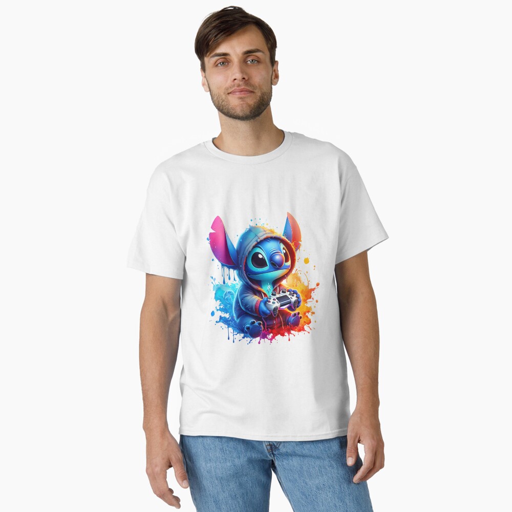 "Stitch Gamer" Sticker for Sale by frosticakes | Redbubble