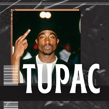 "Tupac" Sticker for Sale by Gods Art | Redbubble