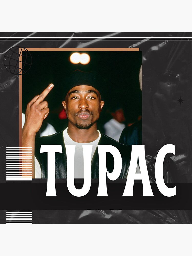 "Tupac" Sticker for Sale by Gods Art | Redbubble