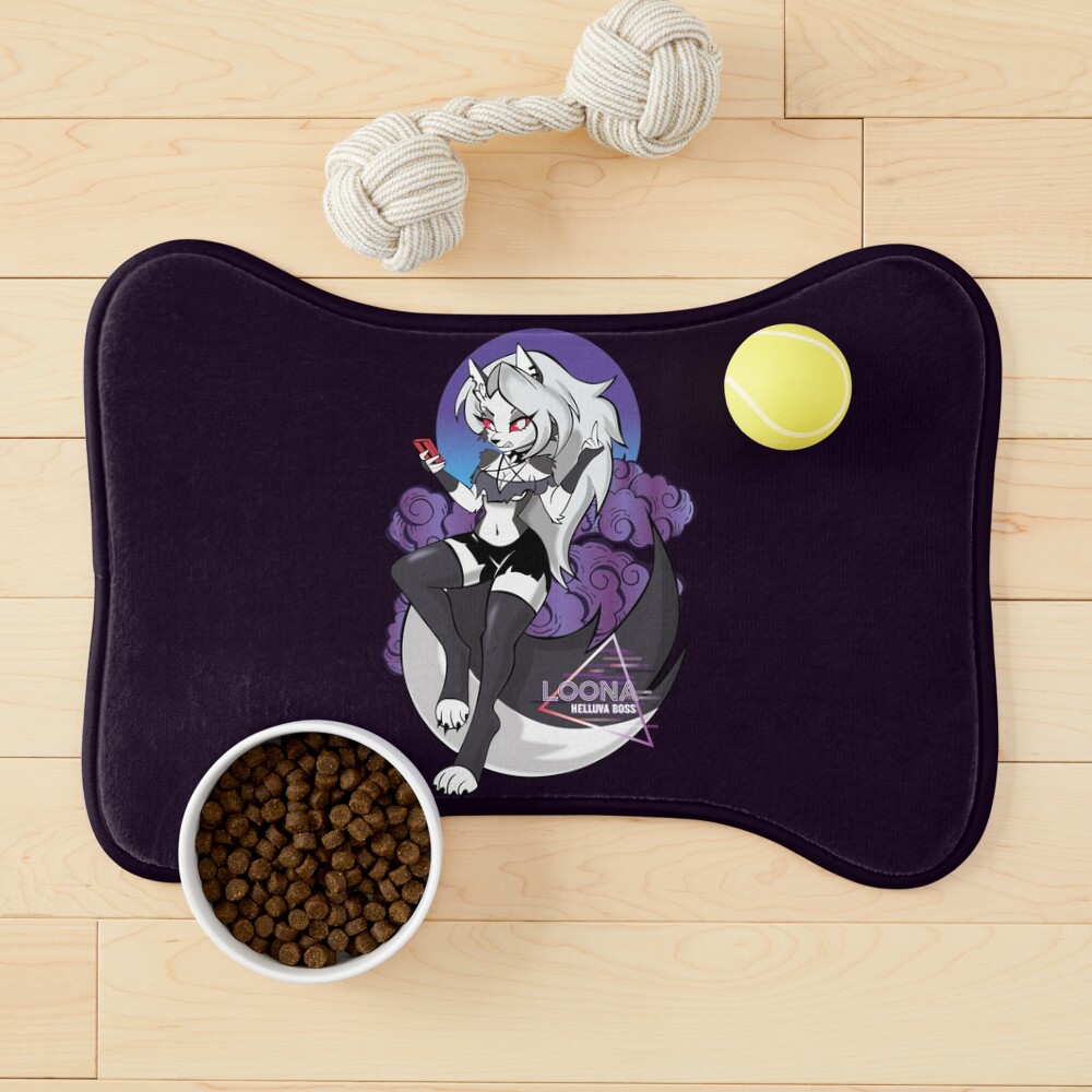 "Loona Hellhound Retro Helluva Boss X Hazbin Hotel" Sticker for Sale by ...