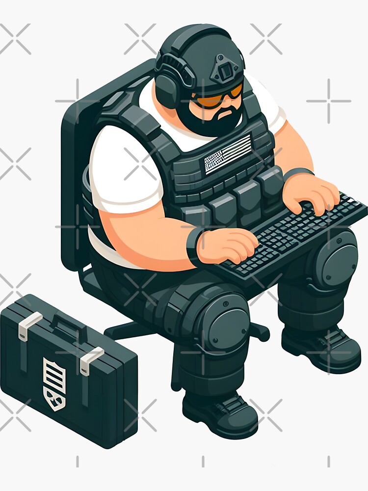 "Keyboard Warrior" Sticker for Sale by RAWLIFEGRAPHIC | Redbubble