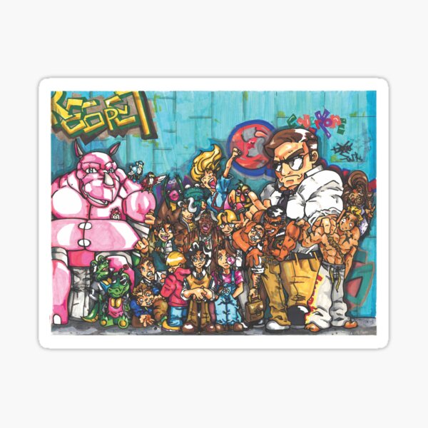 "The Down Beat - Everyone Else " Sticker for Sale by I-Ink | Redbubble