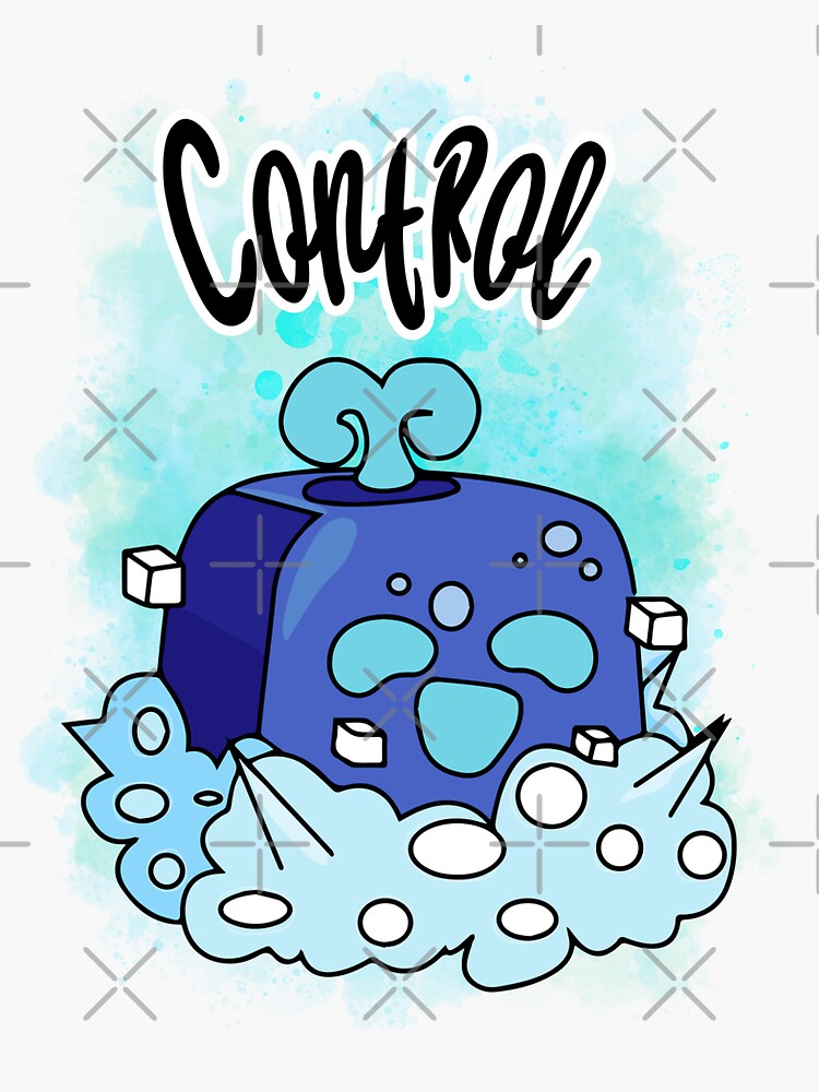 "Control - Blox Fruits" Sticker by vitrar | Redbubble