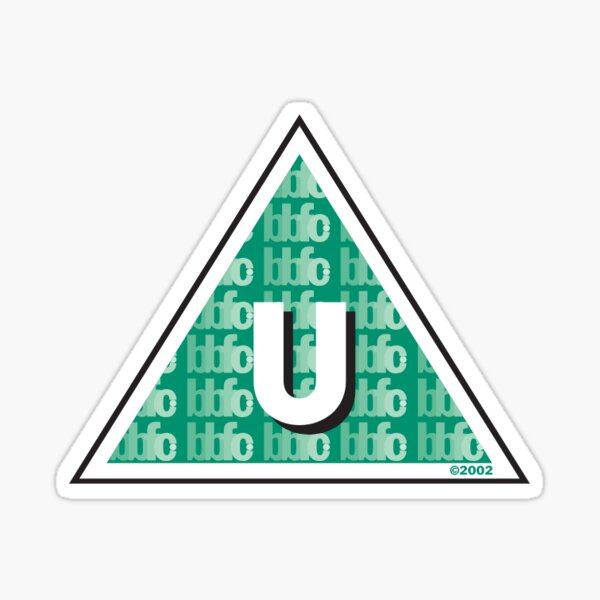 "Rated U Logo" Sticker for Sale by Beberoni | Redbubble