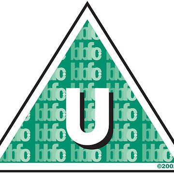 "Rated U Logo" Sticker for Sale by Beberoni | Redbubble