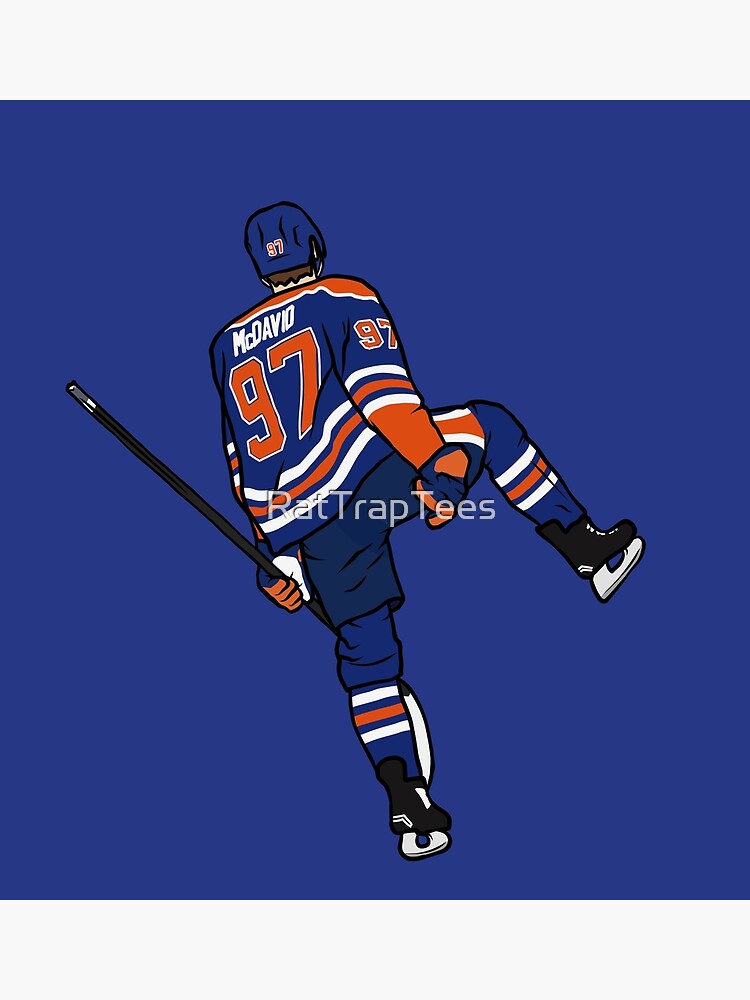 "Connor McDavid Celebration" Photographic Print for Sale by RatTrapTees ...