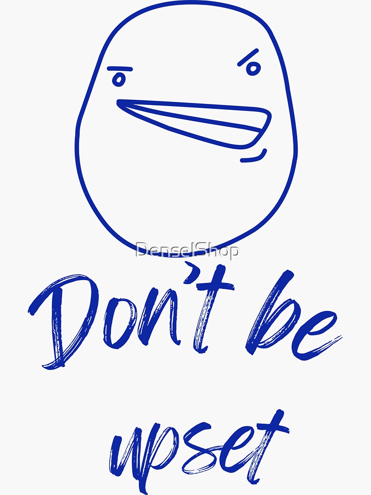 "grumpy face" Sticker for Sale by DenselShop | Redbubble