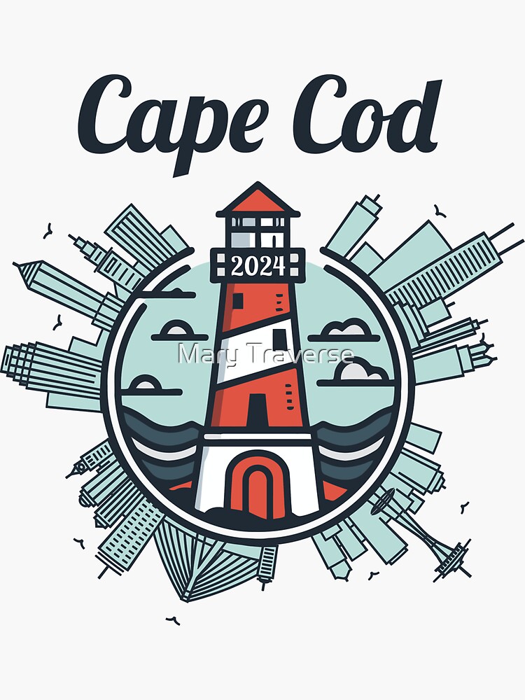 "Traverse Family Cape Cod Logo" Sticker for Sale by Mary Traverse ...