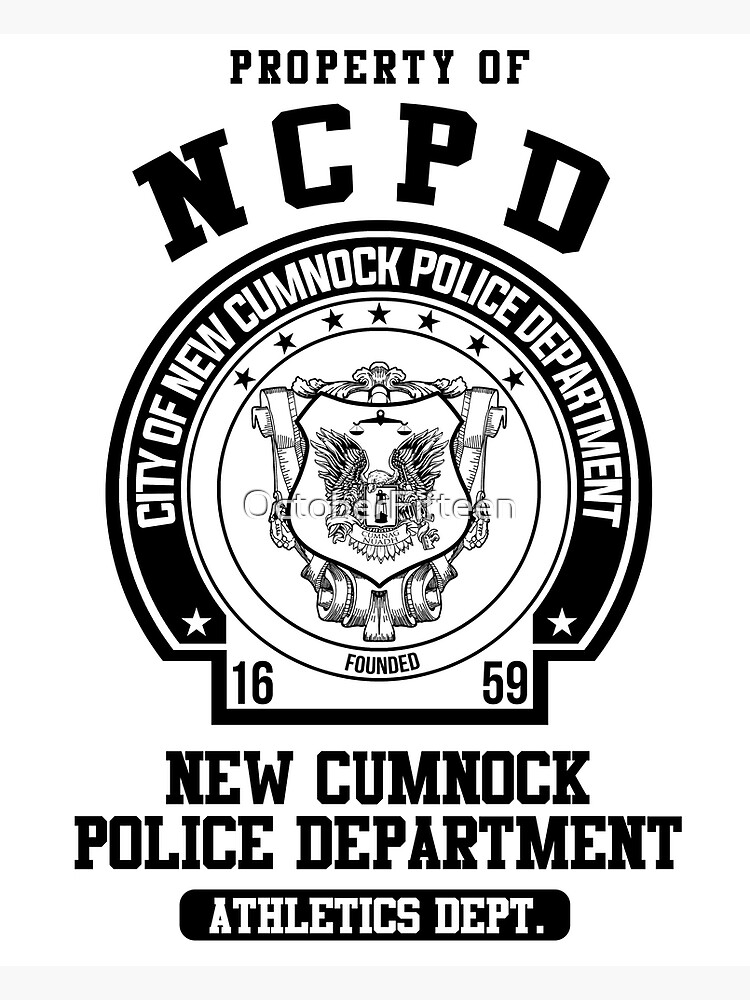 "NCPD Athletic Department" Poster by OctoberFifteen | Redbubble