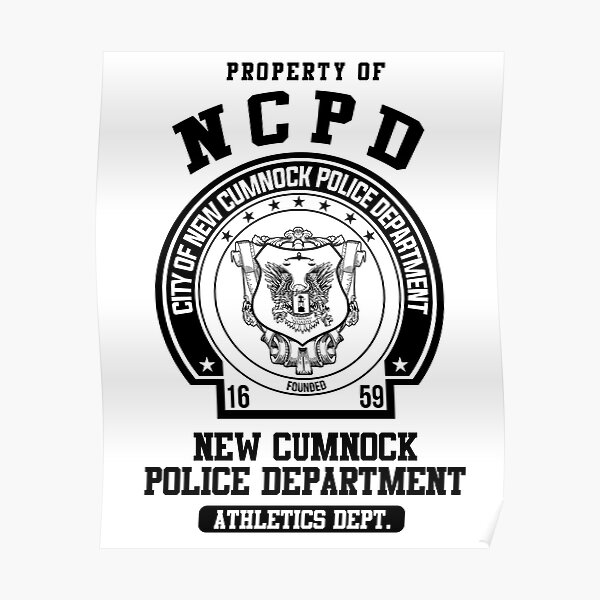 "NCPD Athletic Department" Poster by OctoberFifteen | Redbubble