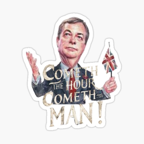 "Nigel Farage" Sticker for Sale by Flirt-Teez | Redbubble