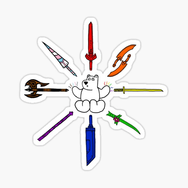 "Pride Power Bear" Sticker for Sale by BearlyGoin | Redbubble