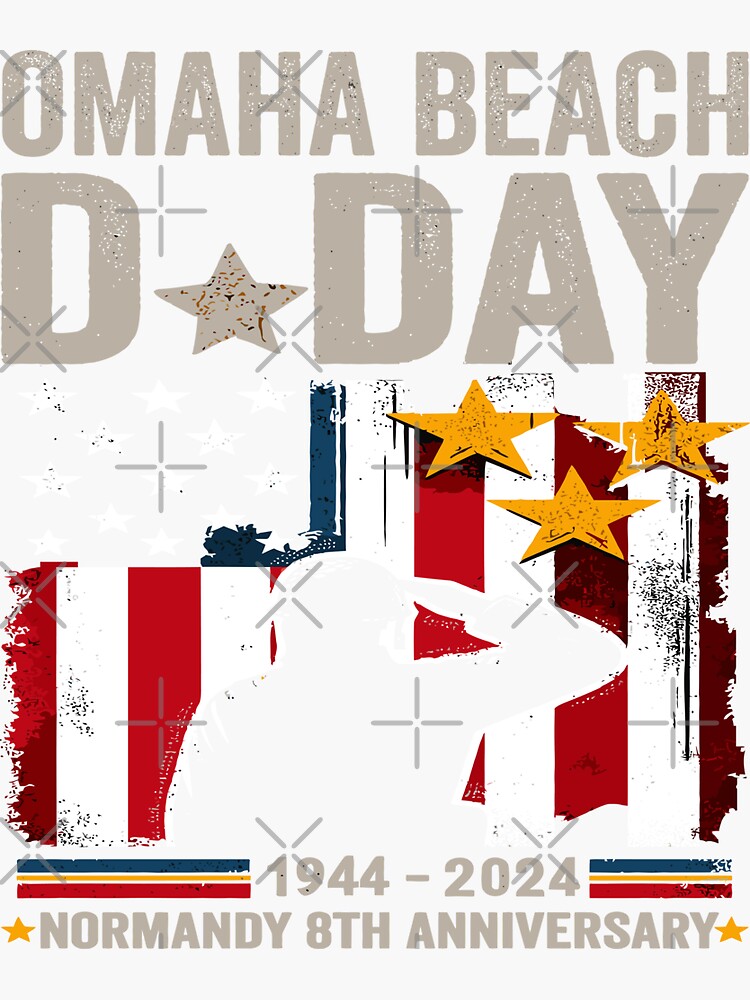 "Operation Overlord 1944 D-Day 2024 80th Anniversary Normandy" Sticker ...