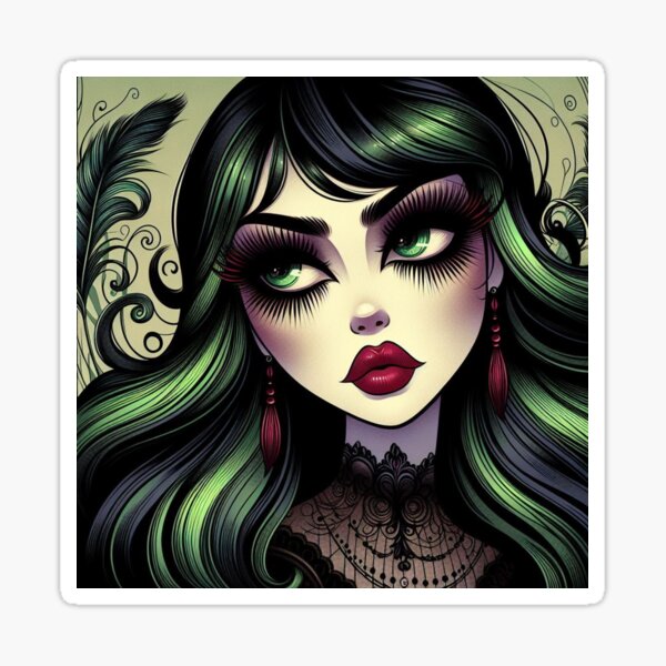 "Envy" Sticker for Sale by MeadowPixieArts | Redbubble