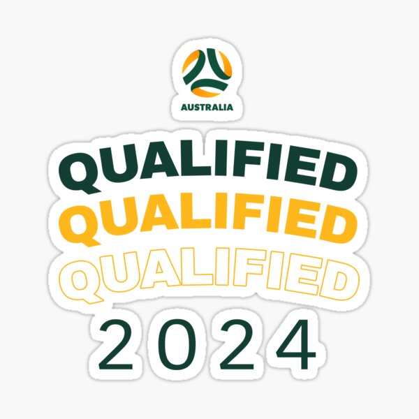 "Matildas Qualified 2024" Sticker for Sale by kripalsutariya | Redbubble