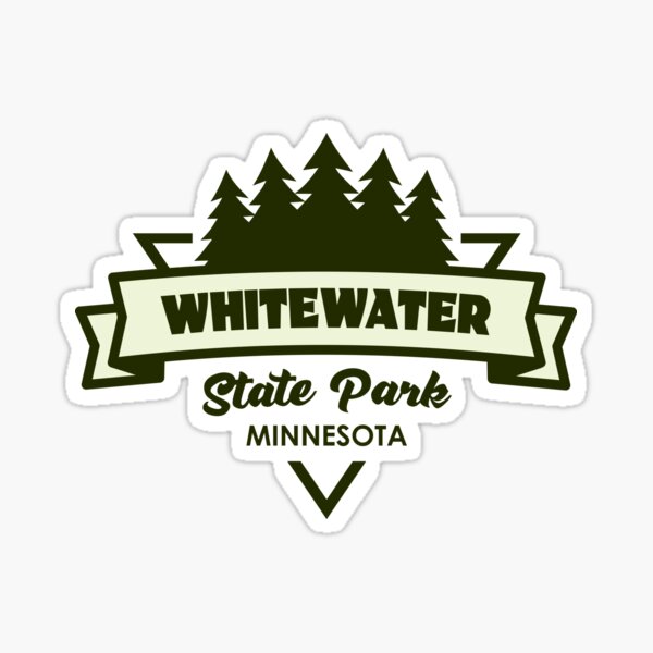 "Whitewater State Park Minnesota Trees And Ribbon" Sticker for Sale by ...