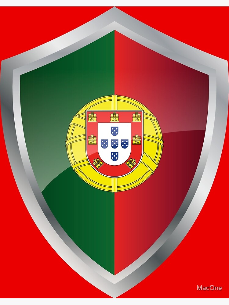 Lámina fotográfica «Escudo de armas de Portugal» de MacOne | Redbubble