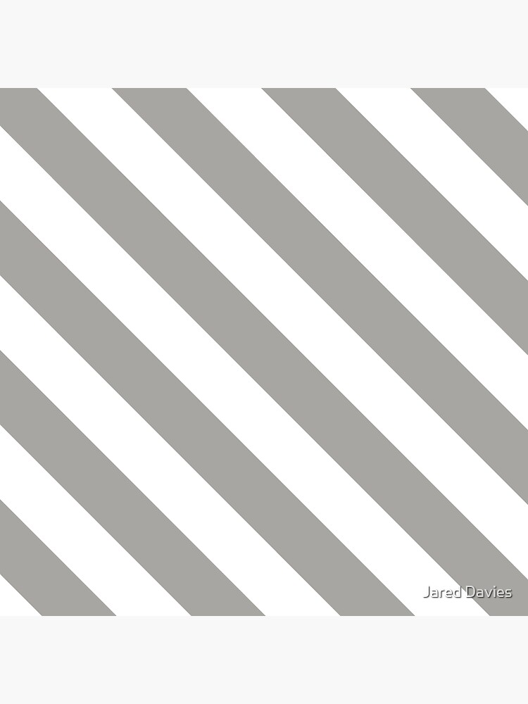 "Diagonal Stripes: Grey" Sticker for Sale by MilitaryCandA | Redbubble
