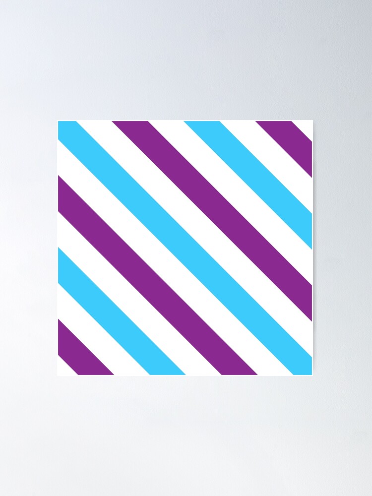 Purple Diagonal Stripes