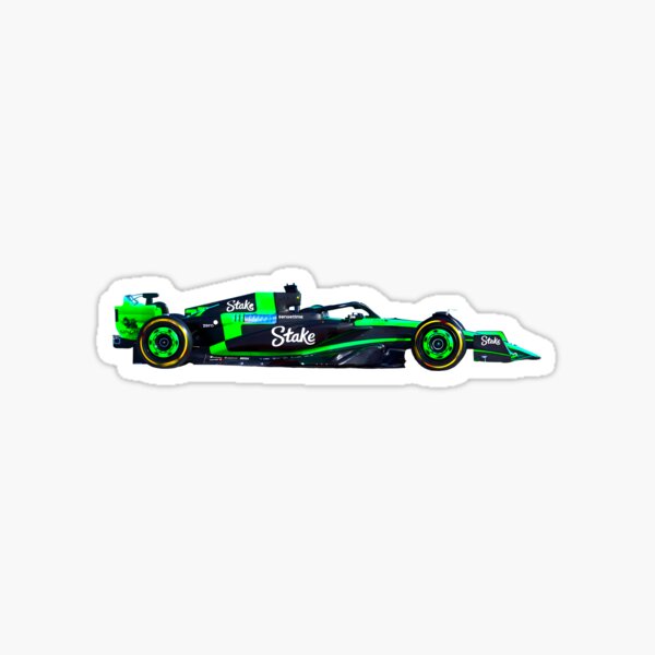 "Stake F1 Team 2024 F1 car C44 Valtteri Bottas Zhou Guanyu" Sticker for ...