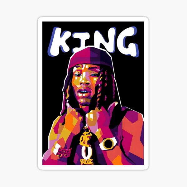 "King Von Wpap Pop Art" Sticker for Sale by Ken Kaneki | Redbubble