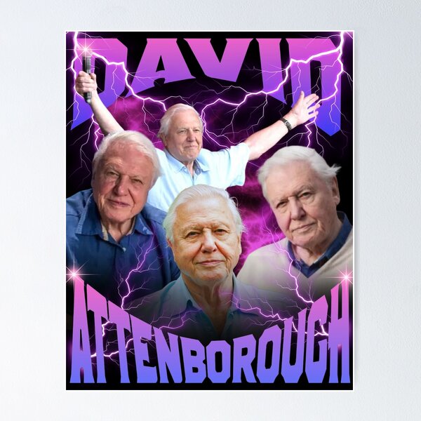 "david attenborough bbc nature documentary lover bootleg rap" Poster ...