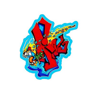 "Carter King Graffiti" Sticker for Sale by I-Ink | Redbubble