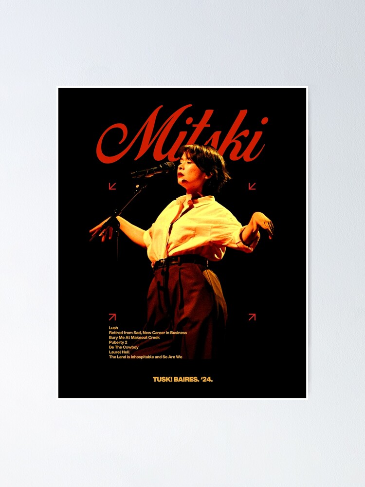 "MITSKI" Poster by Amaterasu-cloth | Redbubble