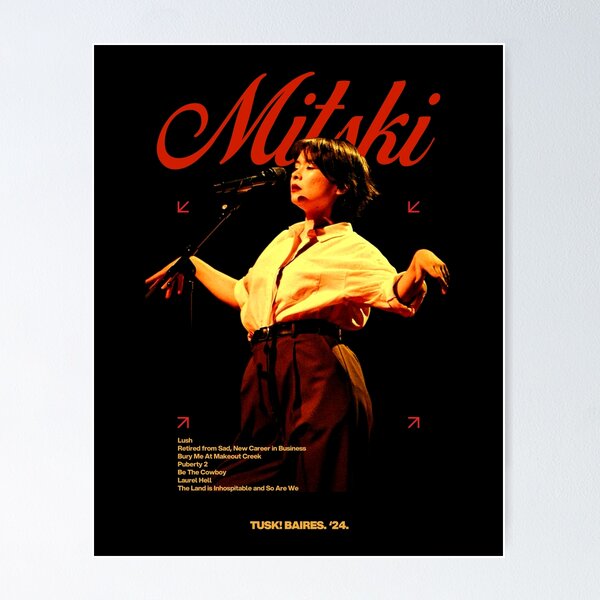 "MITSKI" Poster by Amaterasu-cloth | Redbubble