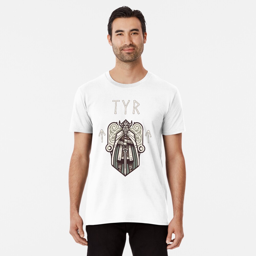 "Tyr the Norse God of Justice and War" Sticker for Sale by ...