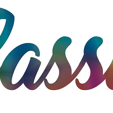 "Cassie" Sticker for Sale by xRadicalRainbow | Redbubble