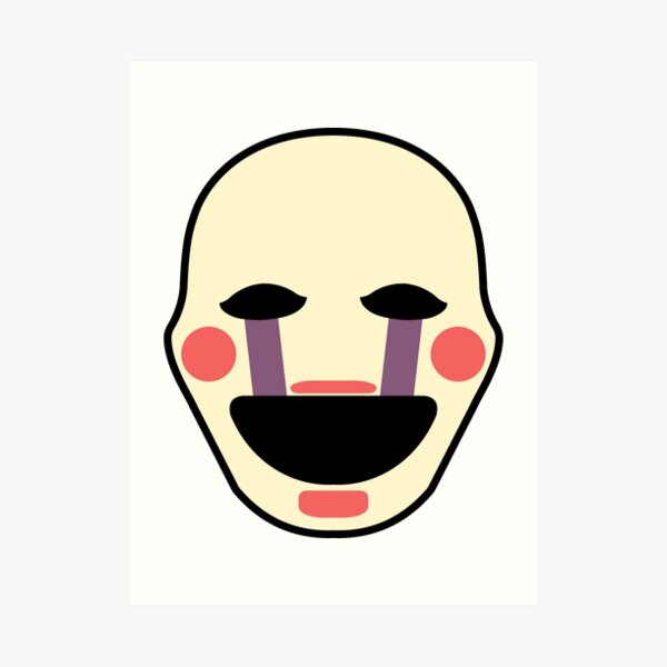 "FNAF Puppet " Art Print by FlatRaccoon | Redbubble
