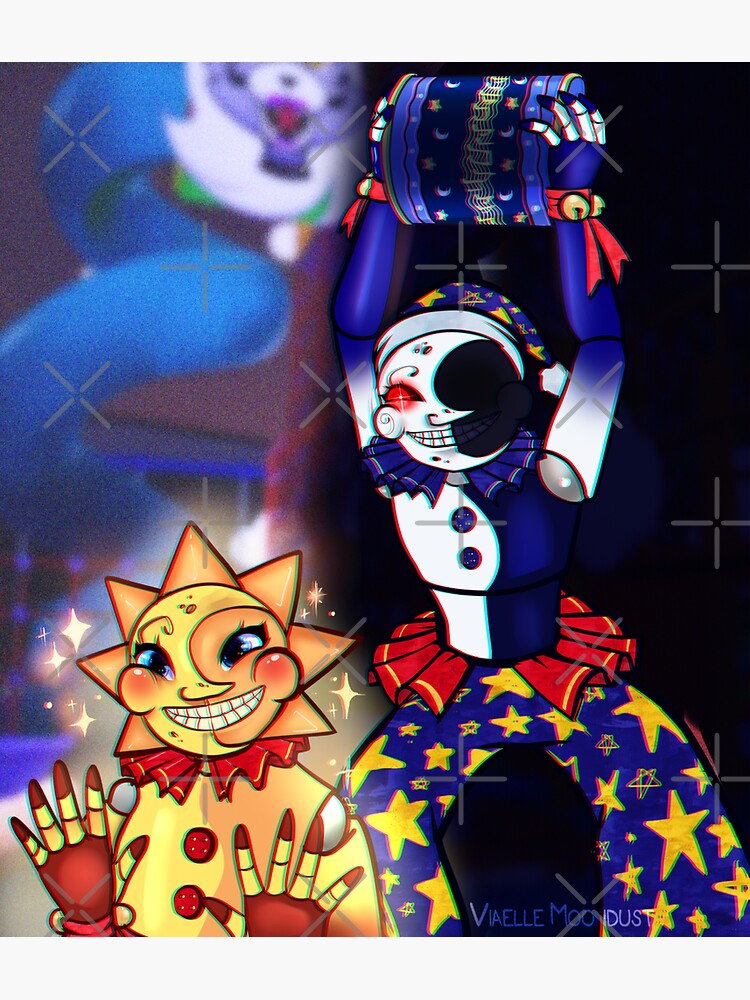 "Sundrop and Moondrop | Five Nights at Freddy's" Sticker for Sale by ...