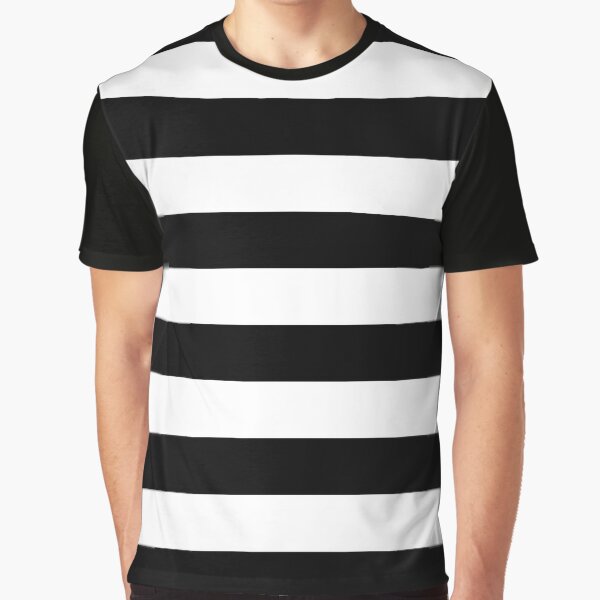 "Black: Stripes Pattern (Horizontal)" T-shirt for Sale by MilitaryCandA ...