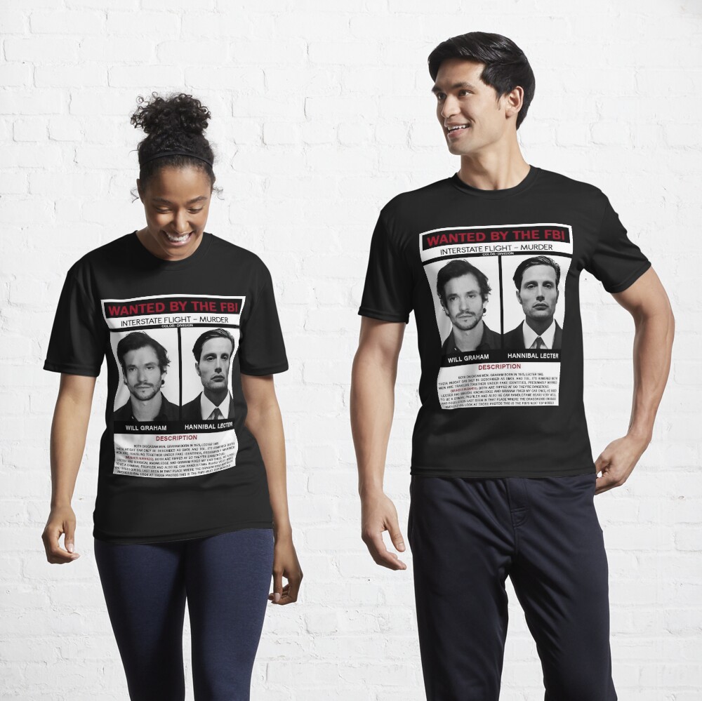 "Hannibal lecter and will graham wanted poster" Poster for Sale by ...